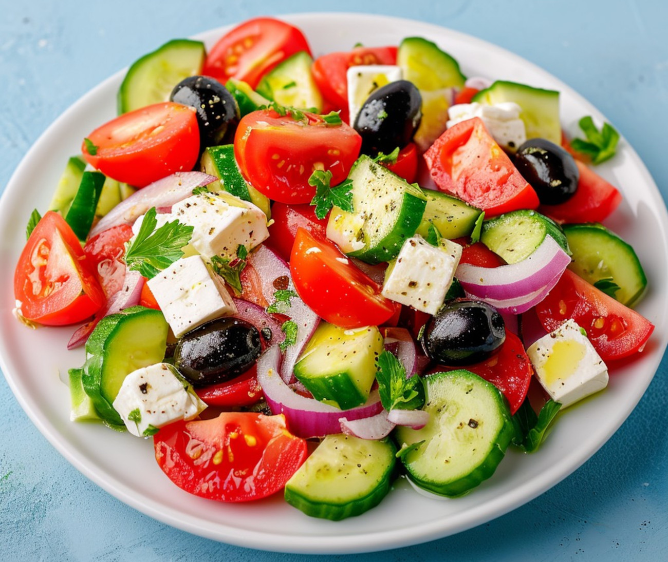 Salada grega – Mania de Receita